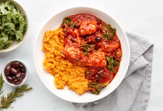 Chicken cacciatore with sweet potato | Healthy Poultry Recipe | Mindful ...